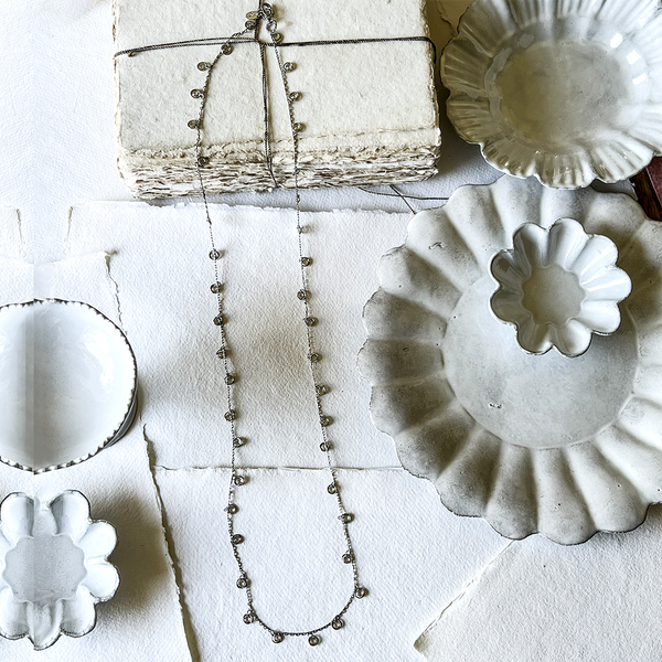 Crystal Channel Long Necklace – Curated Living