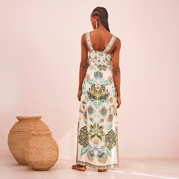 Long Dress 'Palcha' Green by NKN Nekane – Curated Living