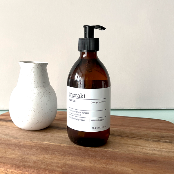 Body Oil 'Orange and Herbs' by Meraki of Denmark – Curated Living