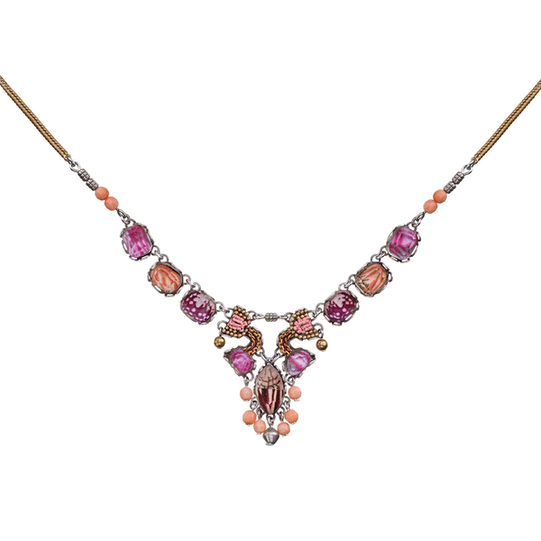 'Rose Embrace Set - Brooke Necklace' 25cm Drop by Ayala Bar – Curated ...