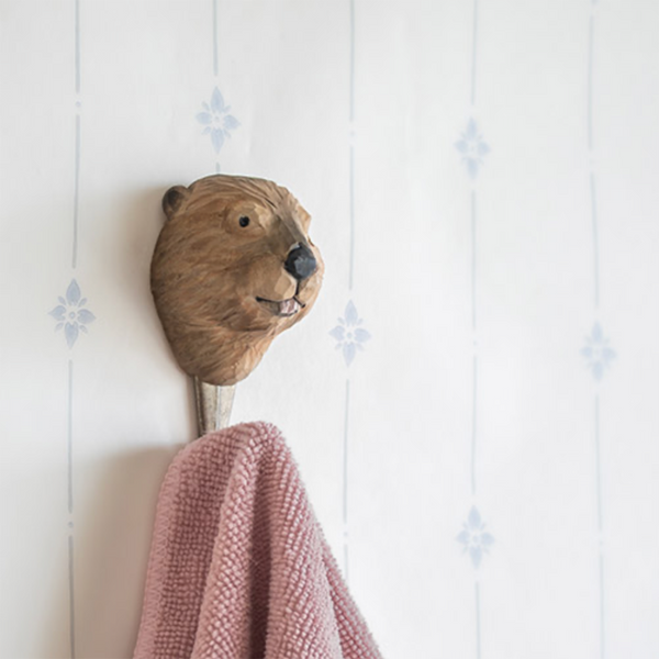 Wooden 'Beaver' Door Hook by Wildlife Garden of Sweden – Curated Living