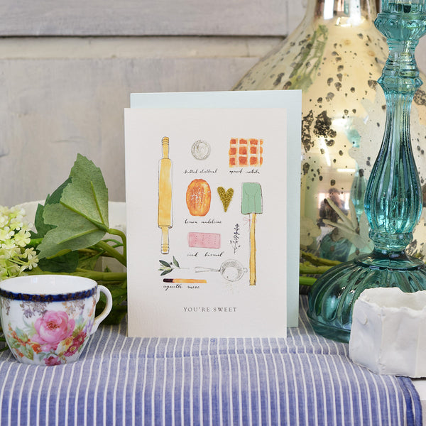 Greeting Card 'You're Sweet' by Artist Elena Deshmukh – Curated Living