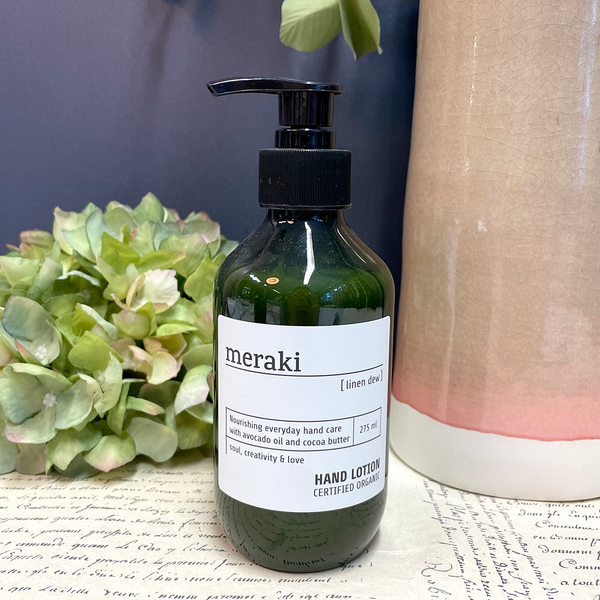 Hand Lotion 'Linen Dew' Small by Meraki of Denmark – Curated Living