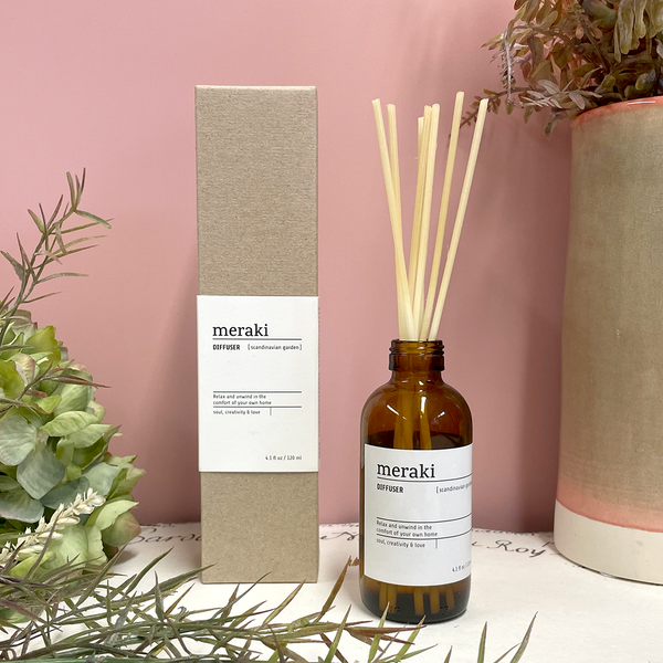 Diffuser 'Scandinavian Garden' 120ml by Meraki of Denmark – Curated Living